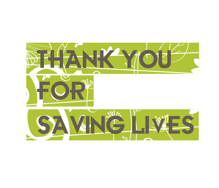 Thank you for Saving life (graphic store) | curhat disen