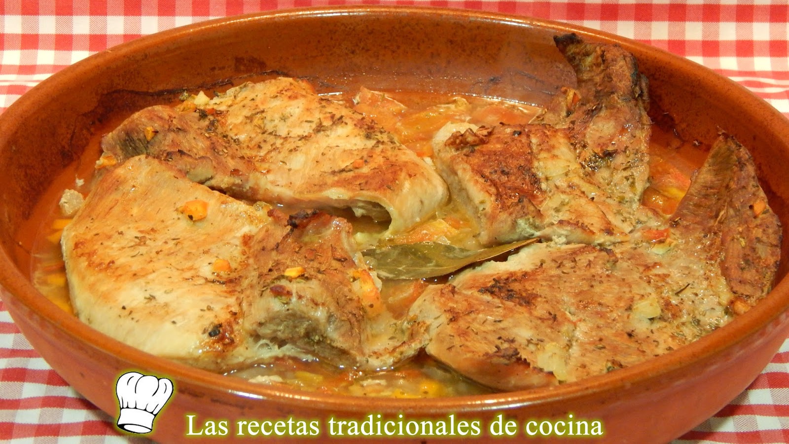 Receta de secreto Ibérico con salsa al horno