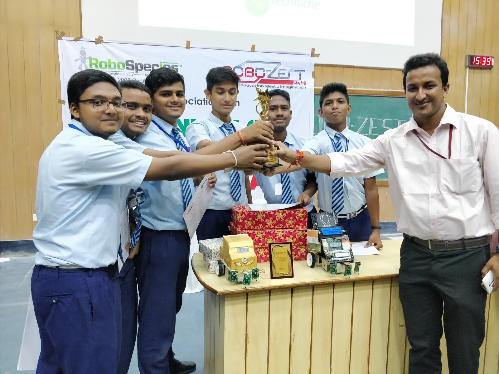 Robotic Competition at Techniche IIT Guwahati ROBO-ZEST 2018