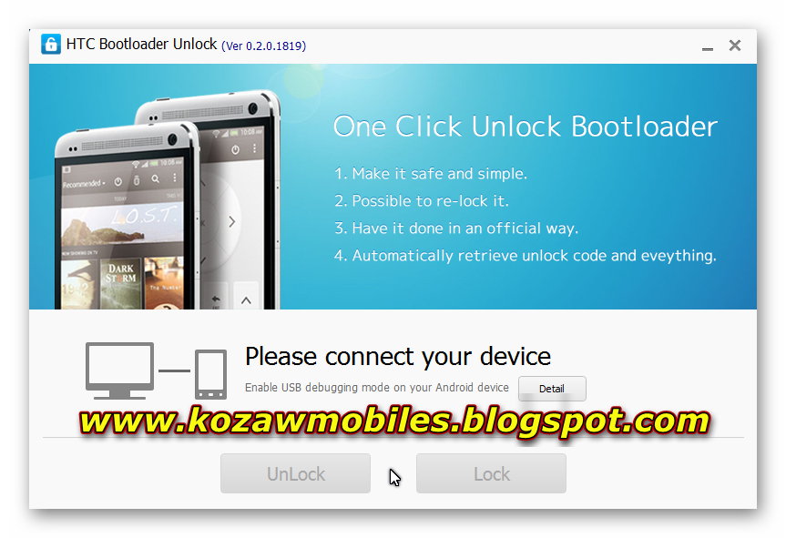 HTC Bootloader Unlock Tool - KoZaw Mobile & IT နည်းပညာ