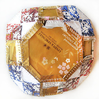 Gefilte Quilt: Candy Wrappers, Broccoli Bags, or Both? Upcycled ...