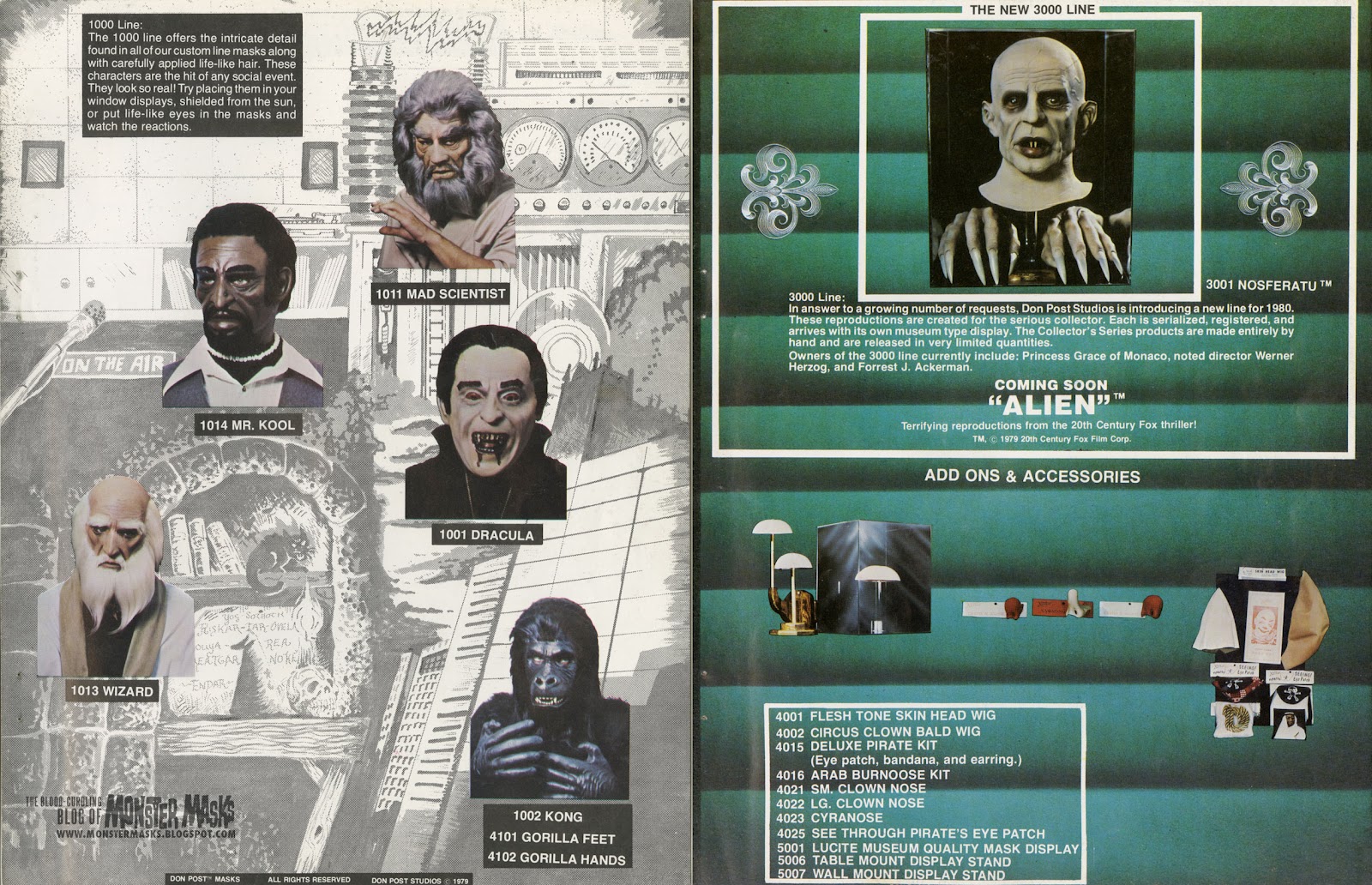 1980 Don Post Studios Catalog | Blood Curdling Blog of Monster Masks