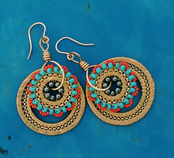 Octavia Bloom's Wire Work Medallions / The Beading Gem