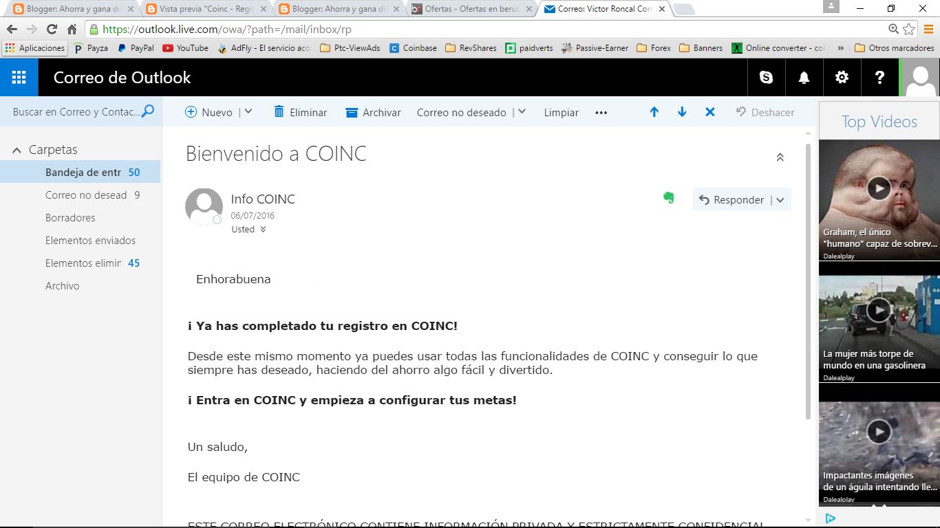 Coinc - Regístrate y consigue tus primeros 10€ ~ Ahorra y gana dinero ...