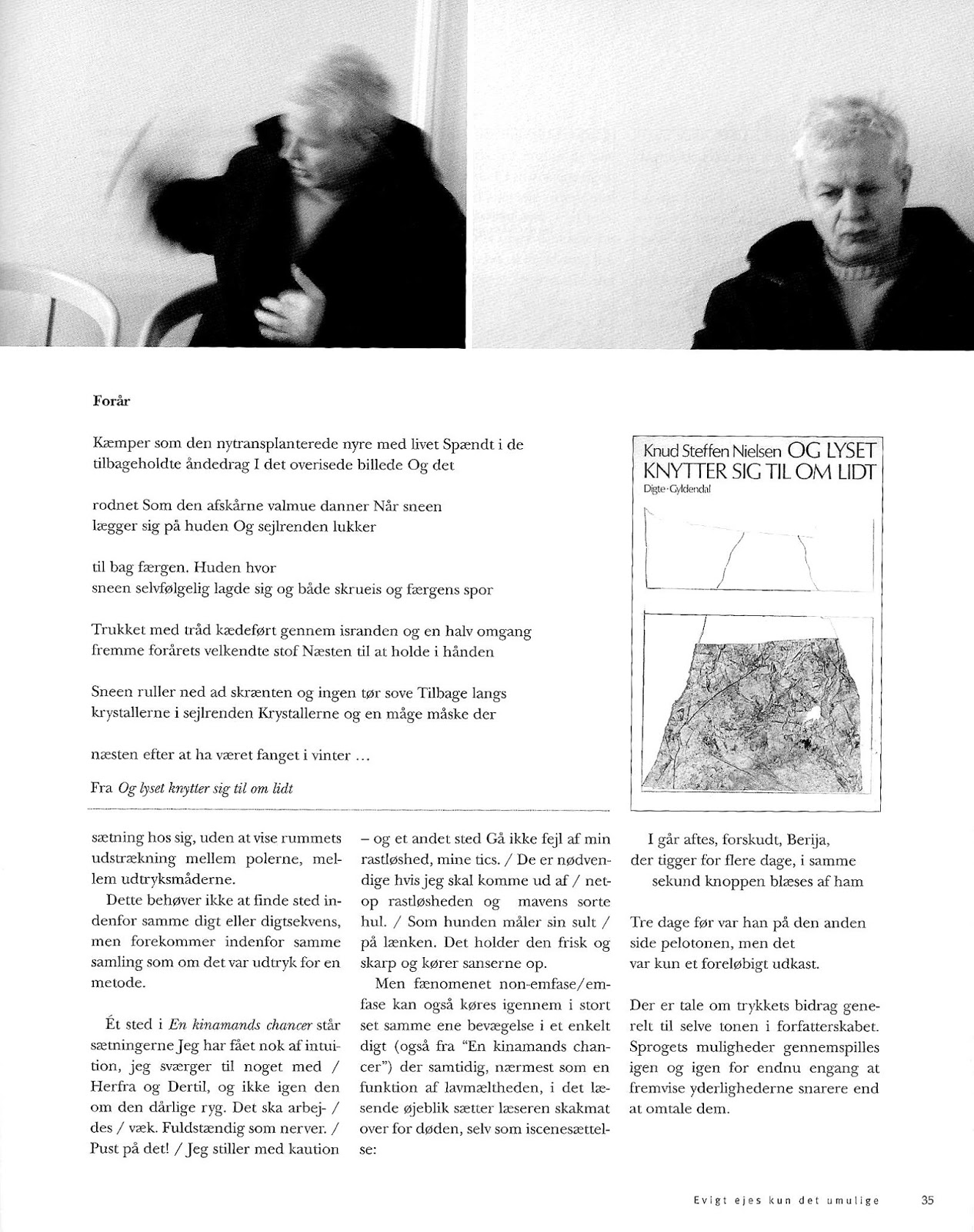 Knud Steffen: BOGENS VERDEN portrætartikel