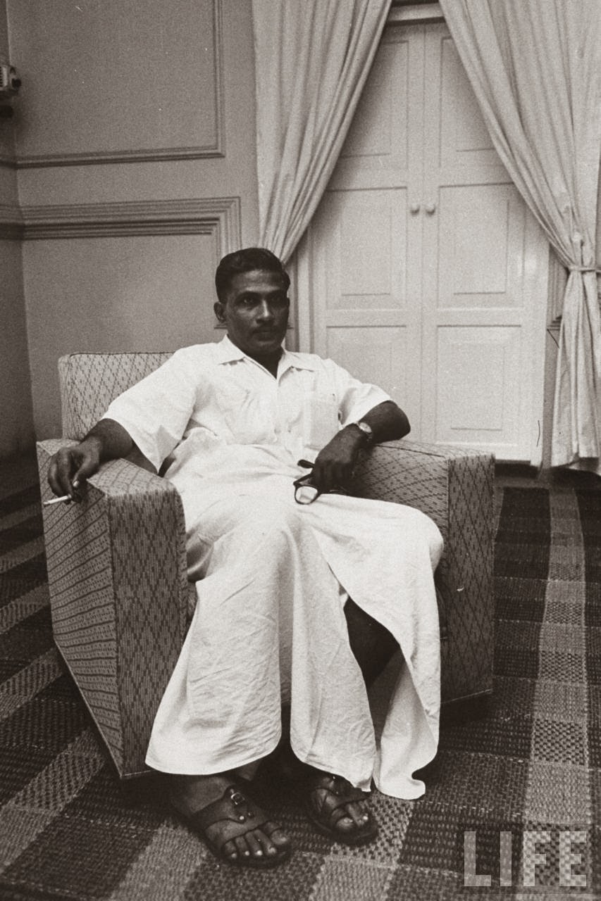 Indian Communist Leader K. Damodaran - Kerala, 1958 - Old Indian Photos