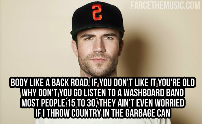 Farce the Music: Monday Morning Memes: Sam Hunt, Sturgill Simpson, Luke ...