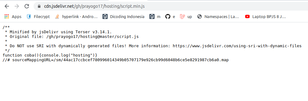 Cara Terbaru Menghosting CDN CSS, Javascript Gratis di Github | WeBaik