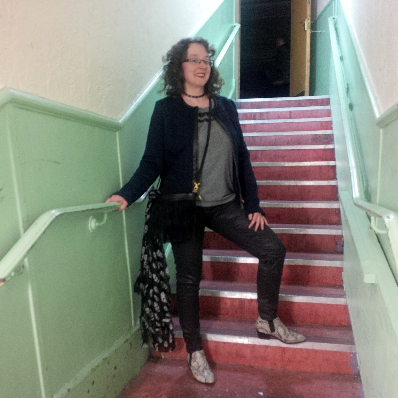 What to Wear To A Gig at 40+ | Coated Jeans, Sports Lux tee & Snakeskin ...