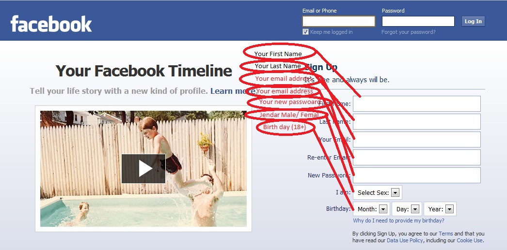 How to open a new Facebook accounts - Problem Solve