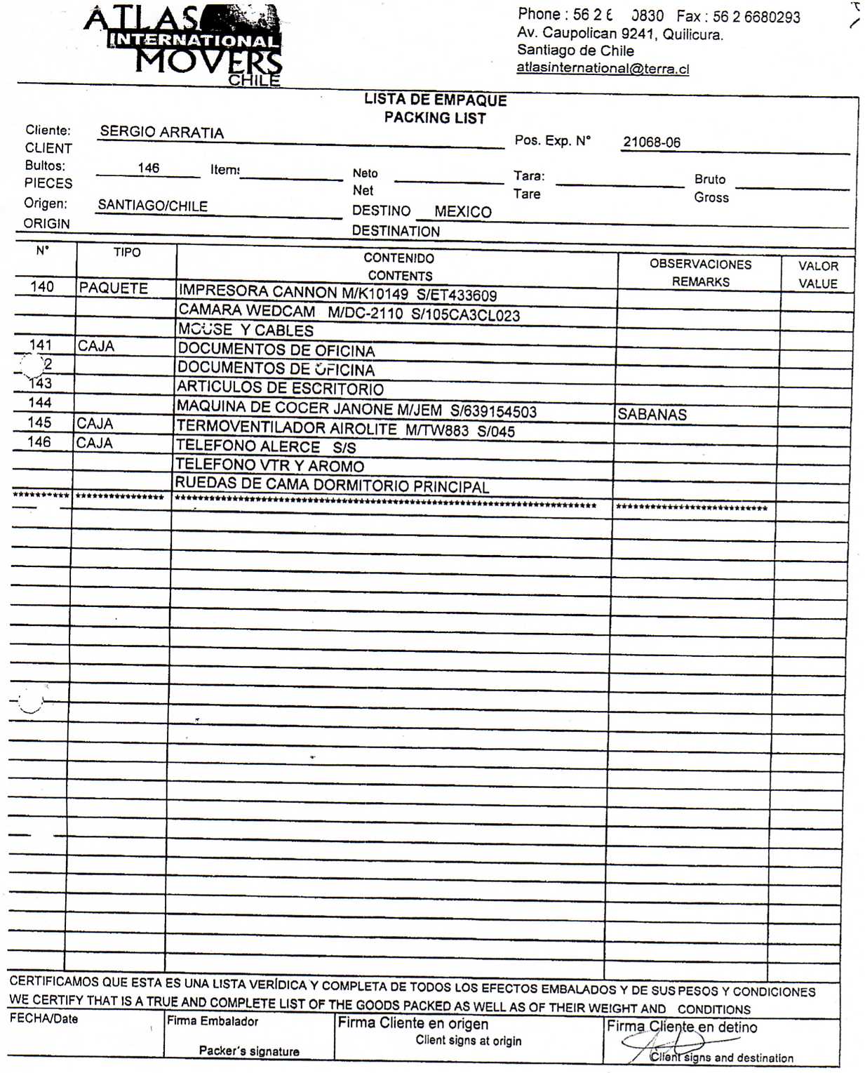 Comercio Exterior: Servicio de Aduanas