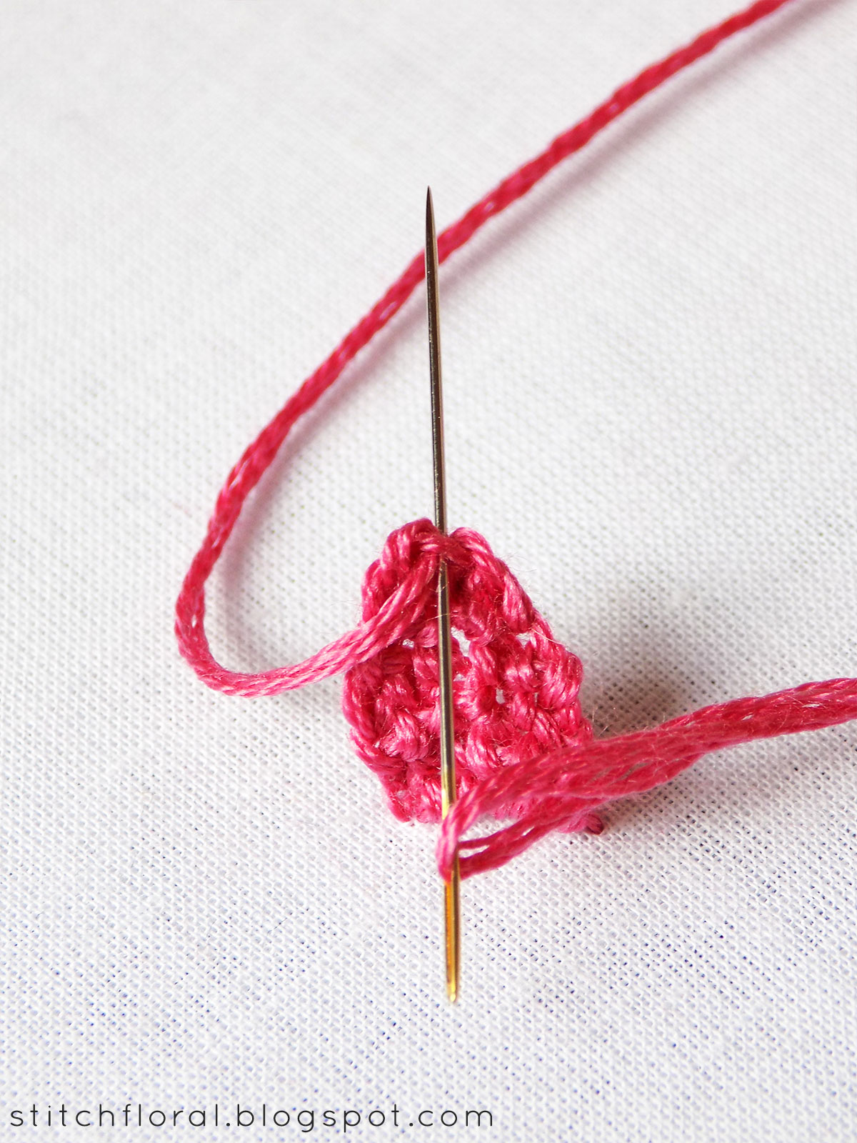 The Real Detached Buttonhole - Stitch Floral