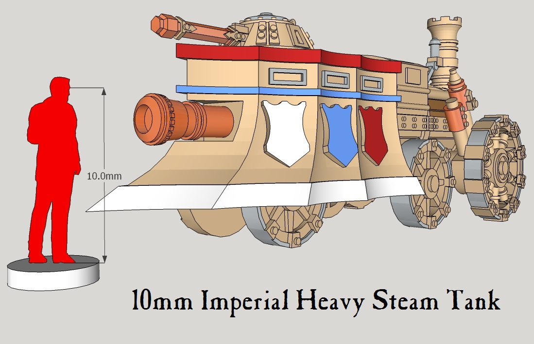 Welcome to the National Cheese Emporium!: 10mm Fantasy Steam Tanks