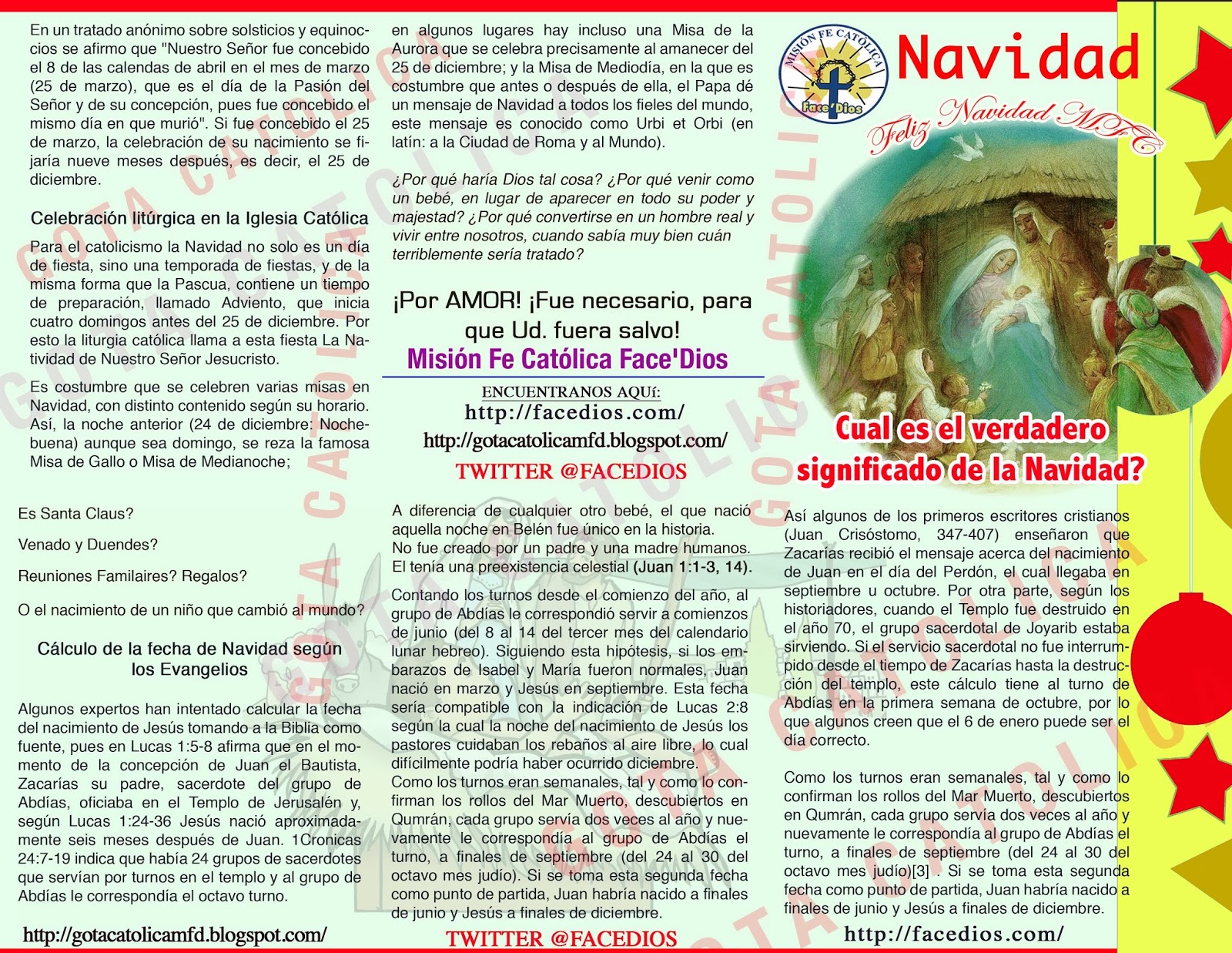 GOTA Católica-Gotas de Dios: Navidad: Cual es el verdadero significado ...