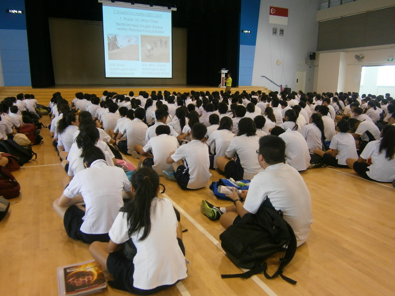 SOS Global warming: Assembly Talk @ YiShun, Pei Cai and Anderson ...