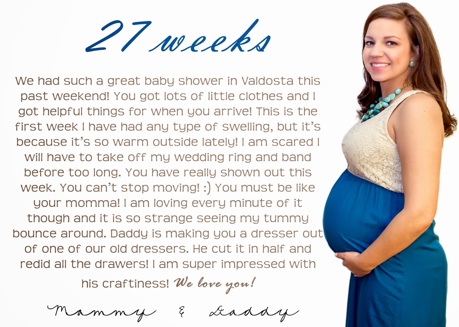 Baby Horne Makes Three: 27 weeks | Swelling & Ringless