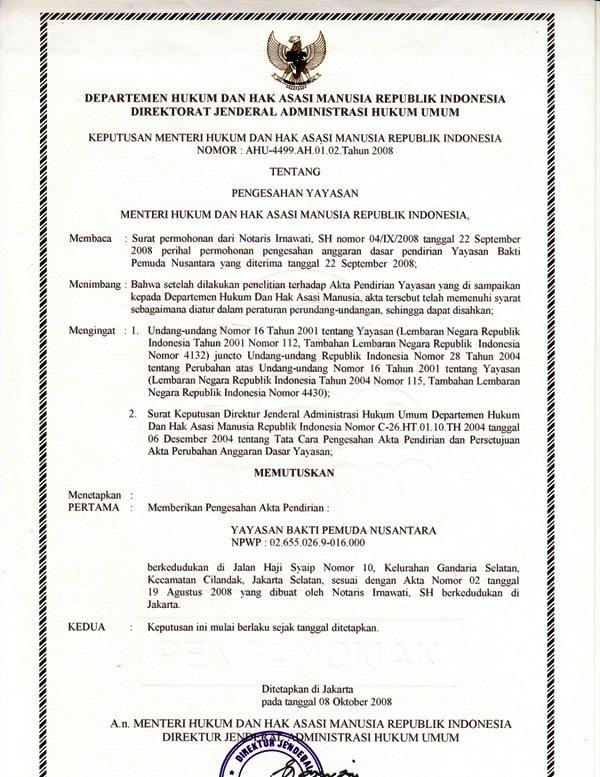 Tahap dan Syarat Pembuatan Akta Notaris Pedirian PT ~ Kebijakan ...