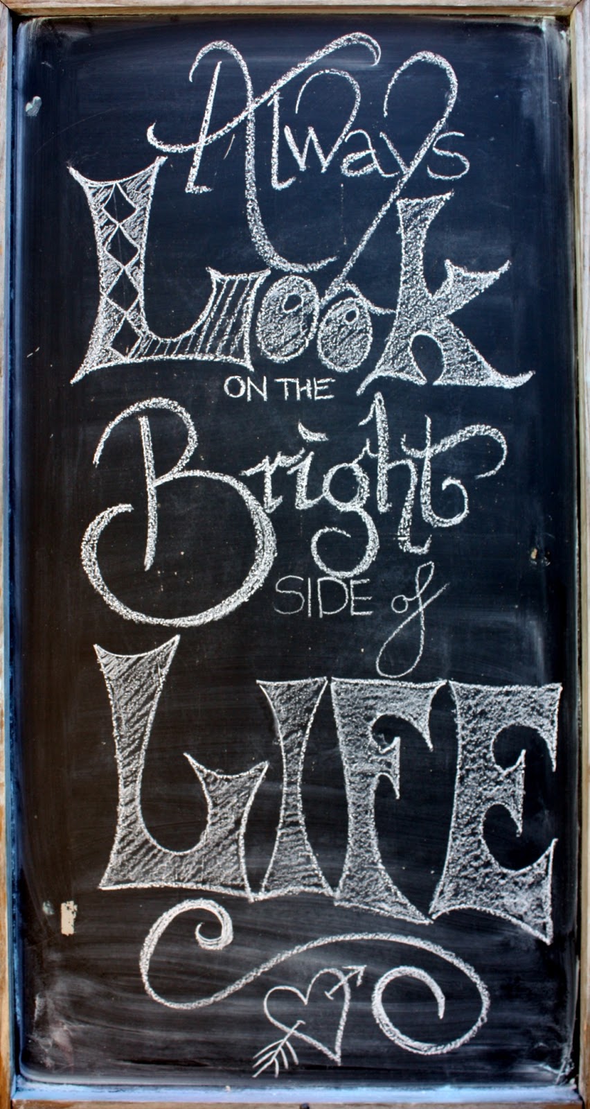 Bella's Creative Space: Chalk board writing