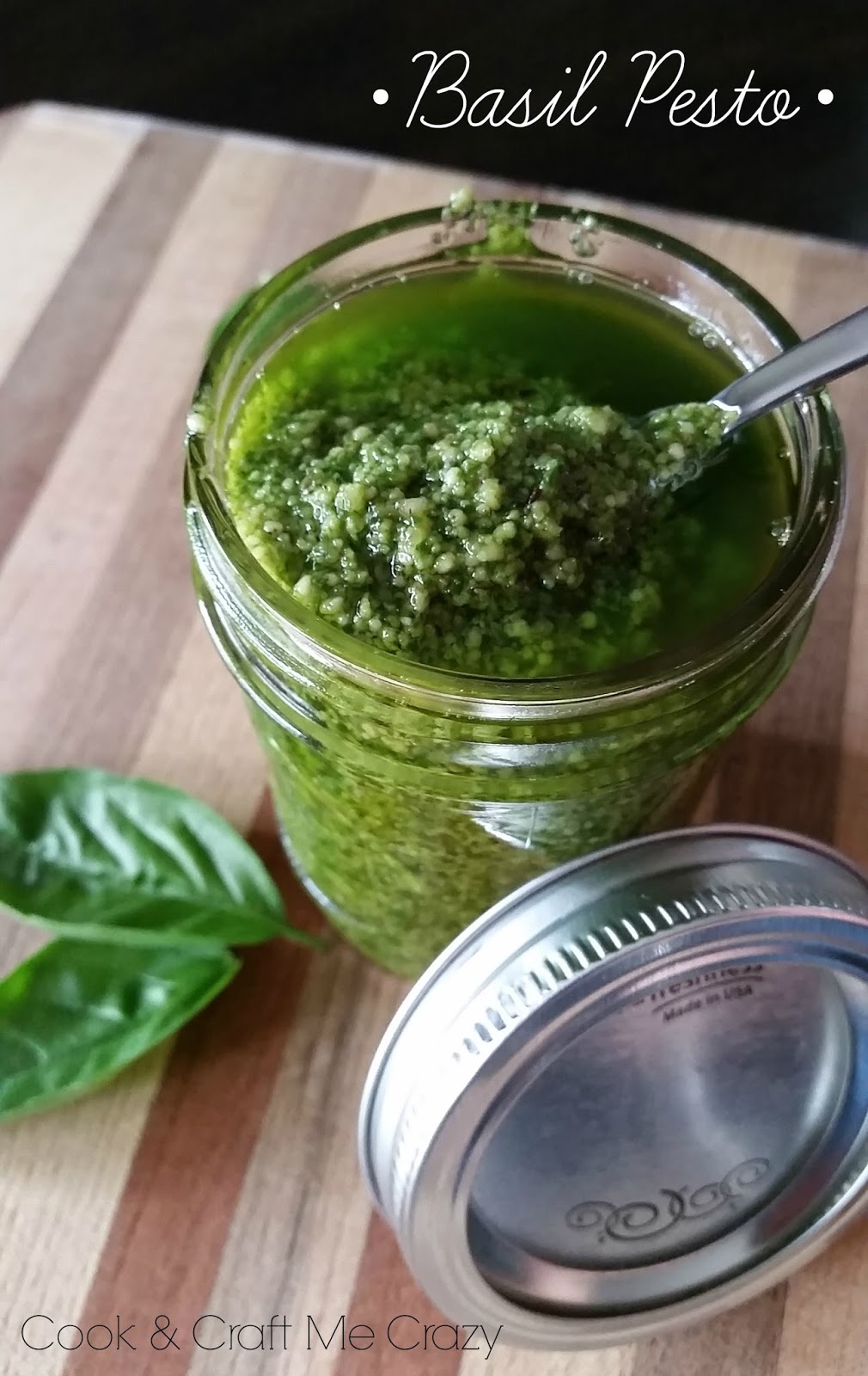 Cook and Craft Me Crazy: Basil Pesto