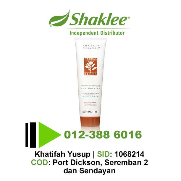 Herbal Blend Multi-Purpose Cream Shaklee - Kedai Vitamin Online
