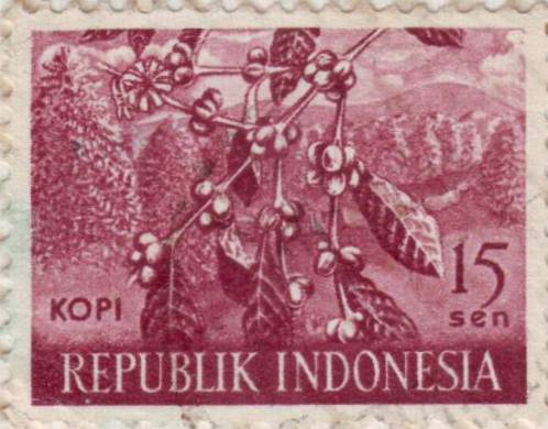 Selling antiques used and historic: Indonesia stamp collection
