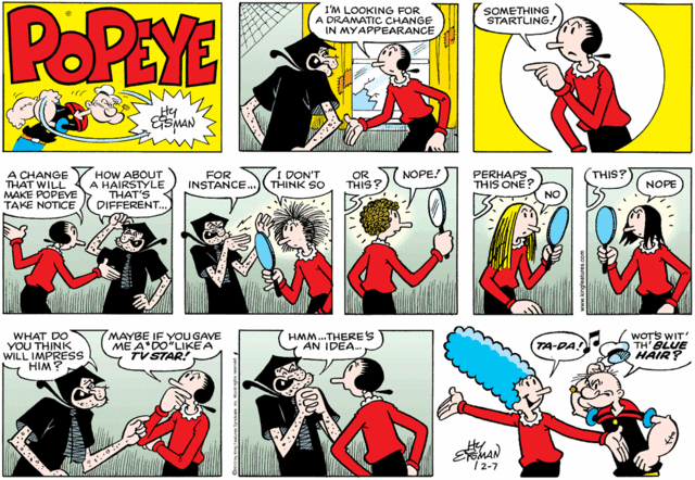 Termite Terrace headlines : Popeye In Simpsons Merchandise