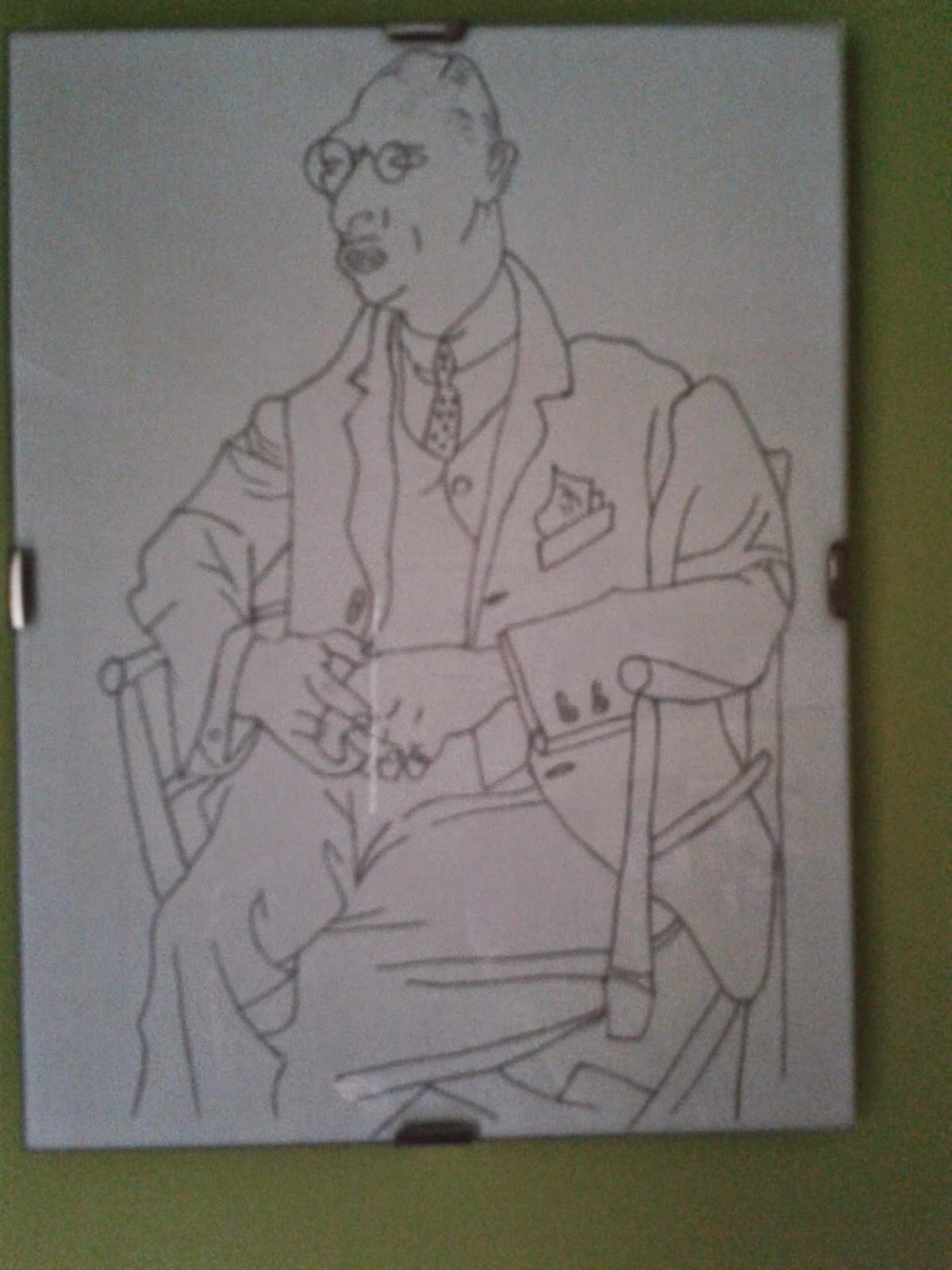 Pinturas y obras de Frank: Pintura con lapiz- Obra de FRANK ALONSO