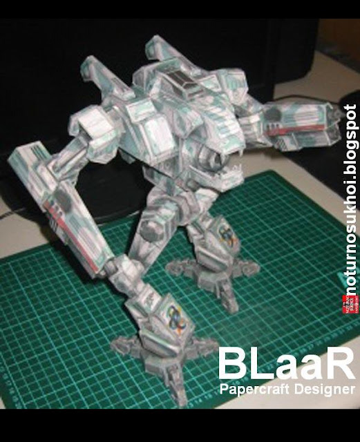 Mechwarrior 4: Mektek Wildcat Mech Papercraft | Papercraft Paradise ...