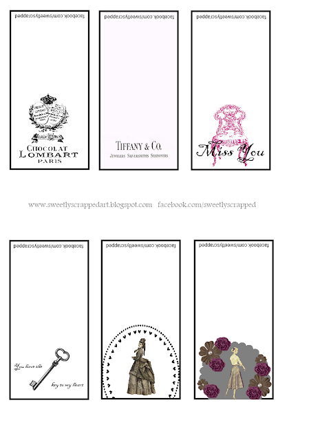 Sweetly Scrapped: Free Mini Notecards - Printables