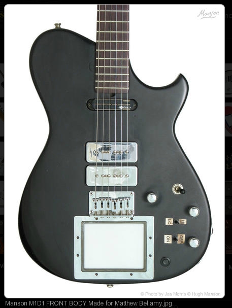 MUSE : Manson M1D1 - Guitar Made for Matthew Bellamy