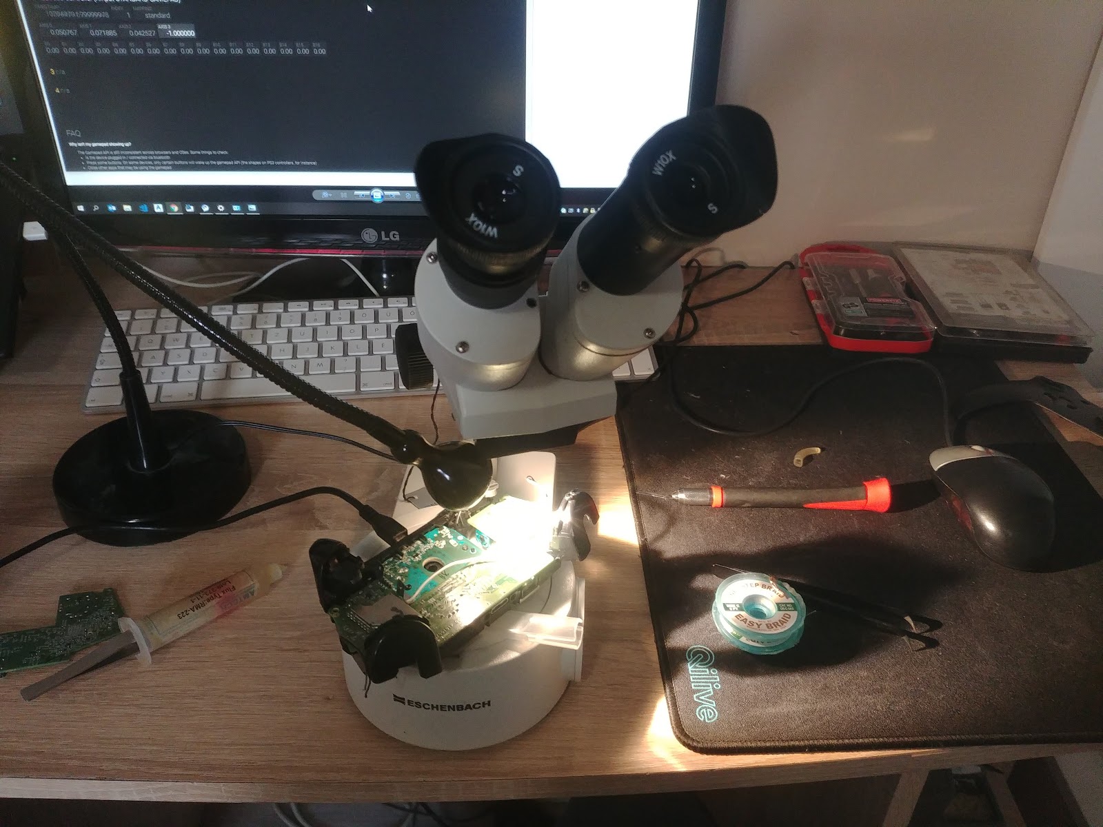 Fixing cracked solder balls under a BGA package