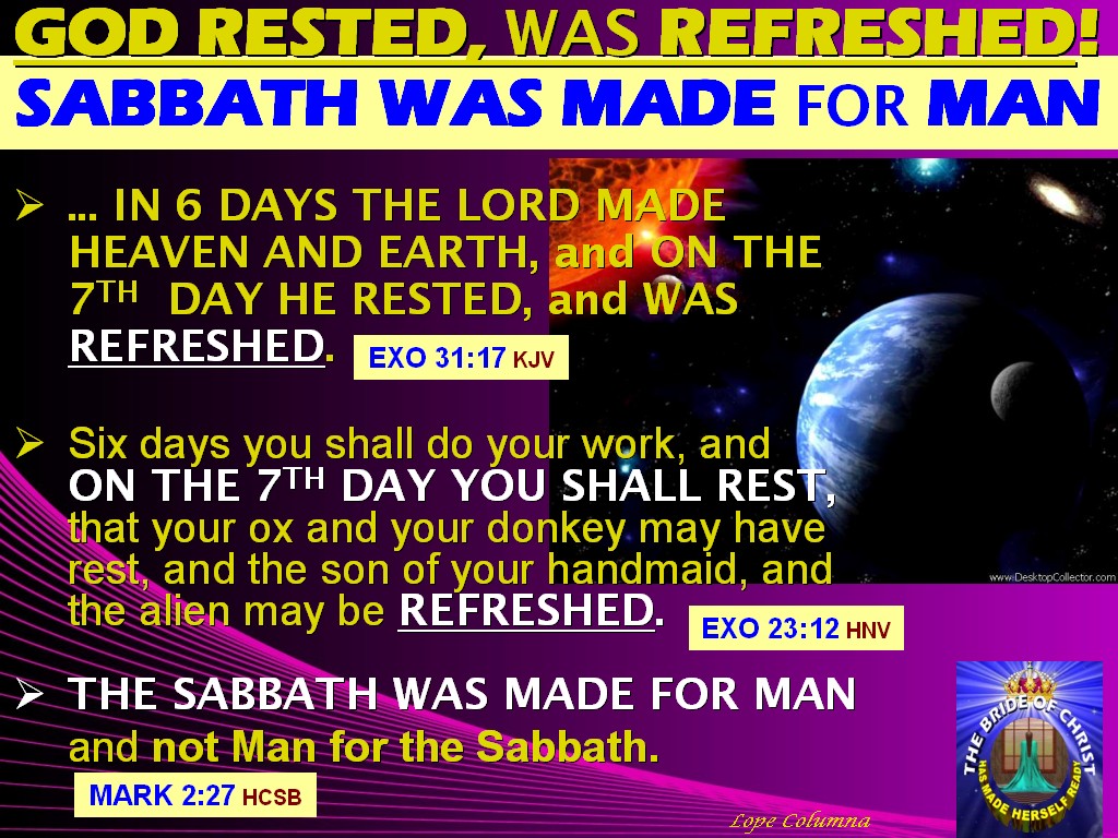 Prepare To Meet The Lord: How to Observe the Sabbath