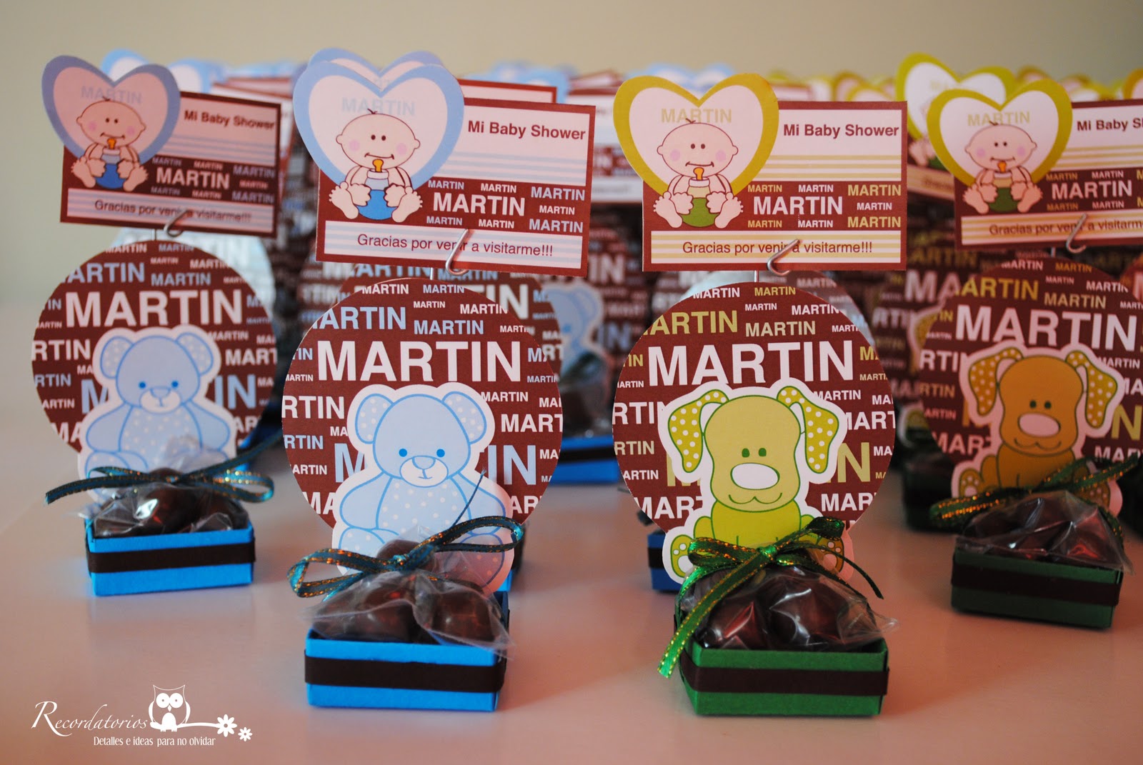 "Recordatorio" detalles e ideas para no olvidar: Baby Shower Martín