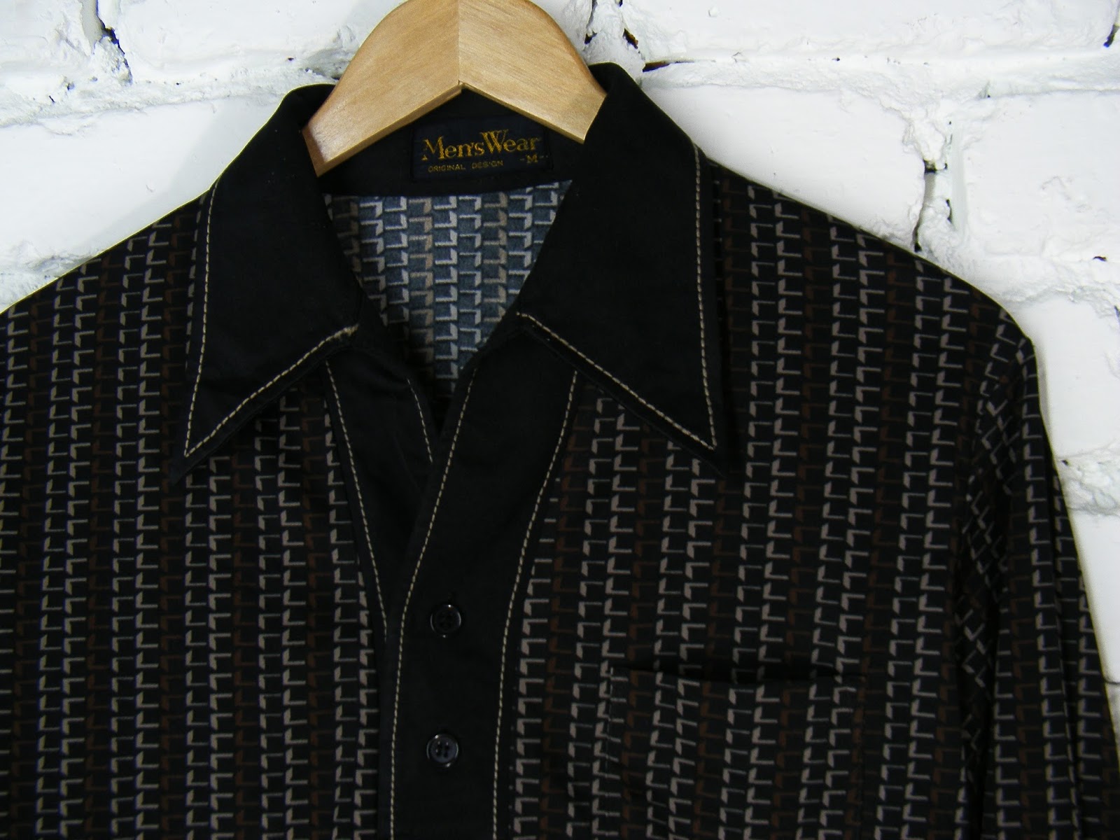Men's Vintage Clothing, Vintage Menswear | tigasukuvintage: Black Wide ...