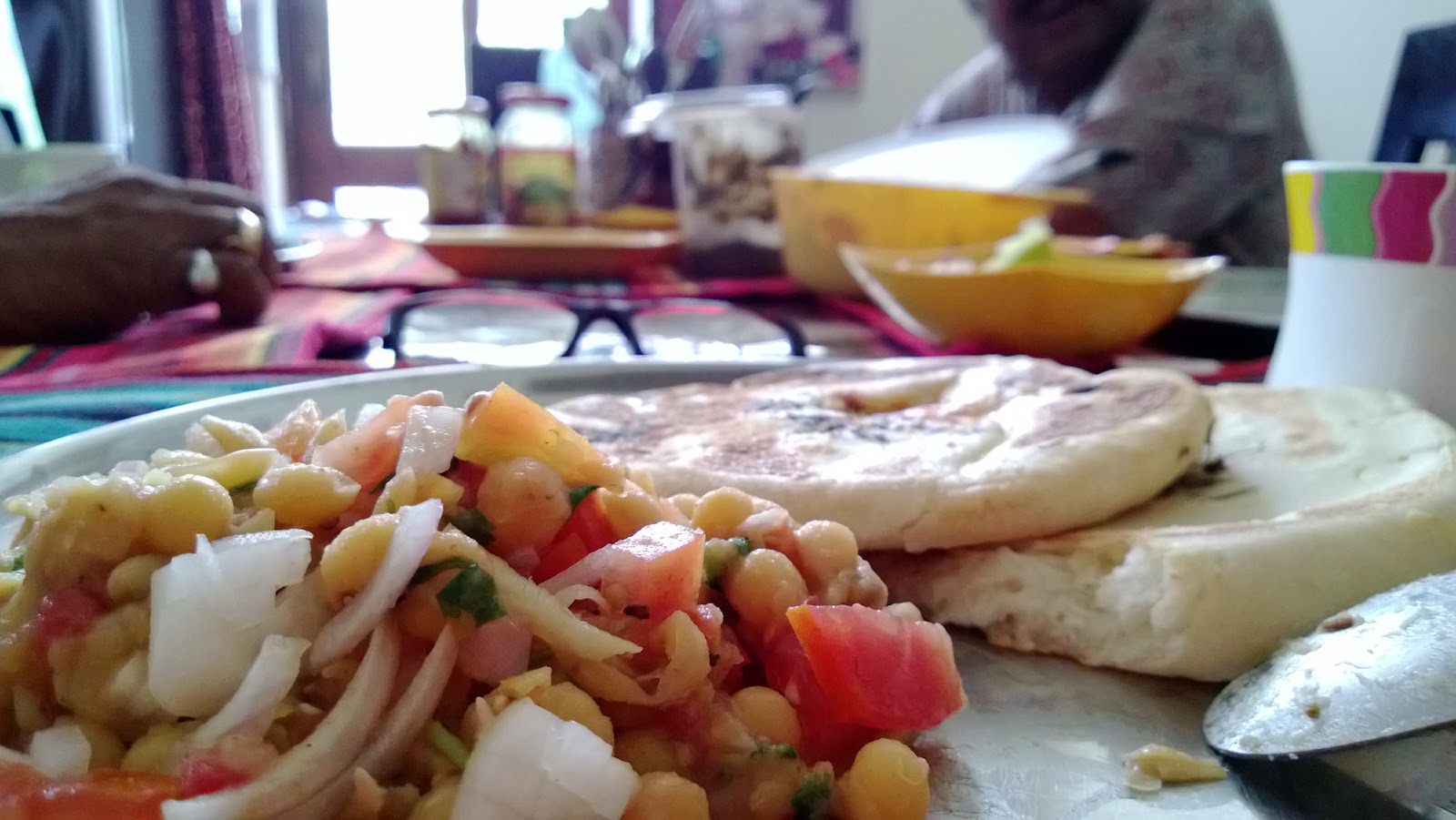 Foodie Sam: Matar Kulcha with Achari Mirchi