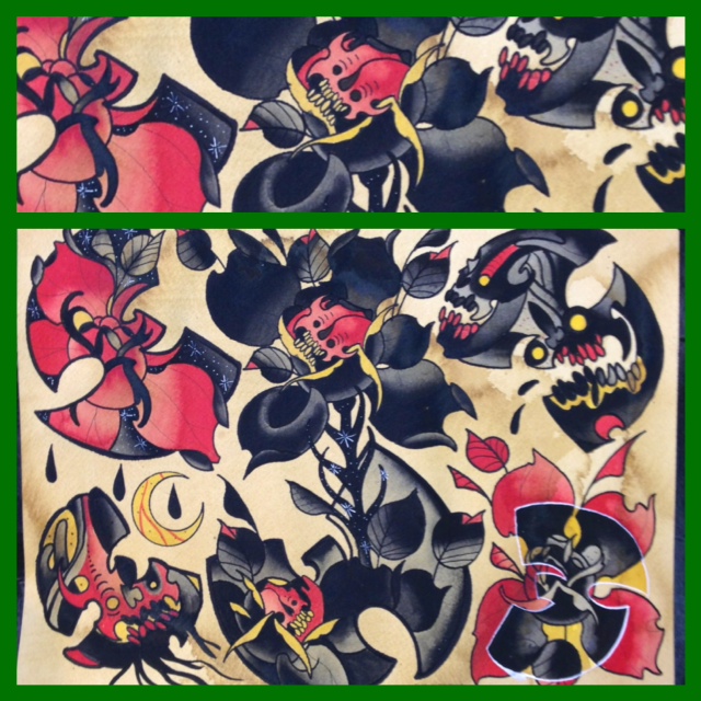 Wu Tang Tattoo Flash