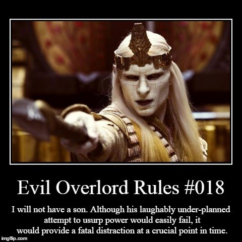 Skip's House of Chaos: Evil Overlord Rules