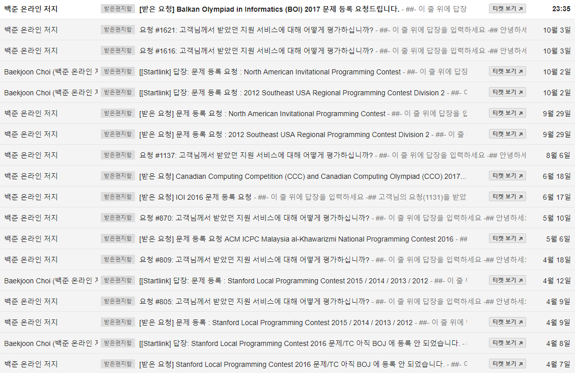 GOOD DAY TO CODE: BOJ 에 문제 등록 요청하기