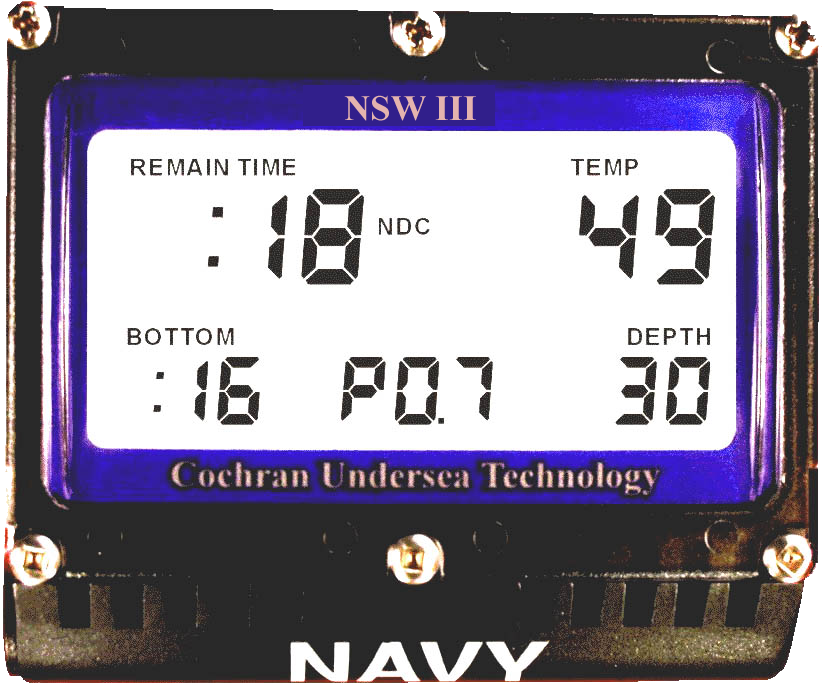 COCHRAN Navy NSW III AMU (1.9.1) - Computer Subacquei | Dive Computer ...