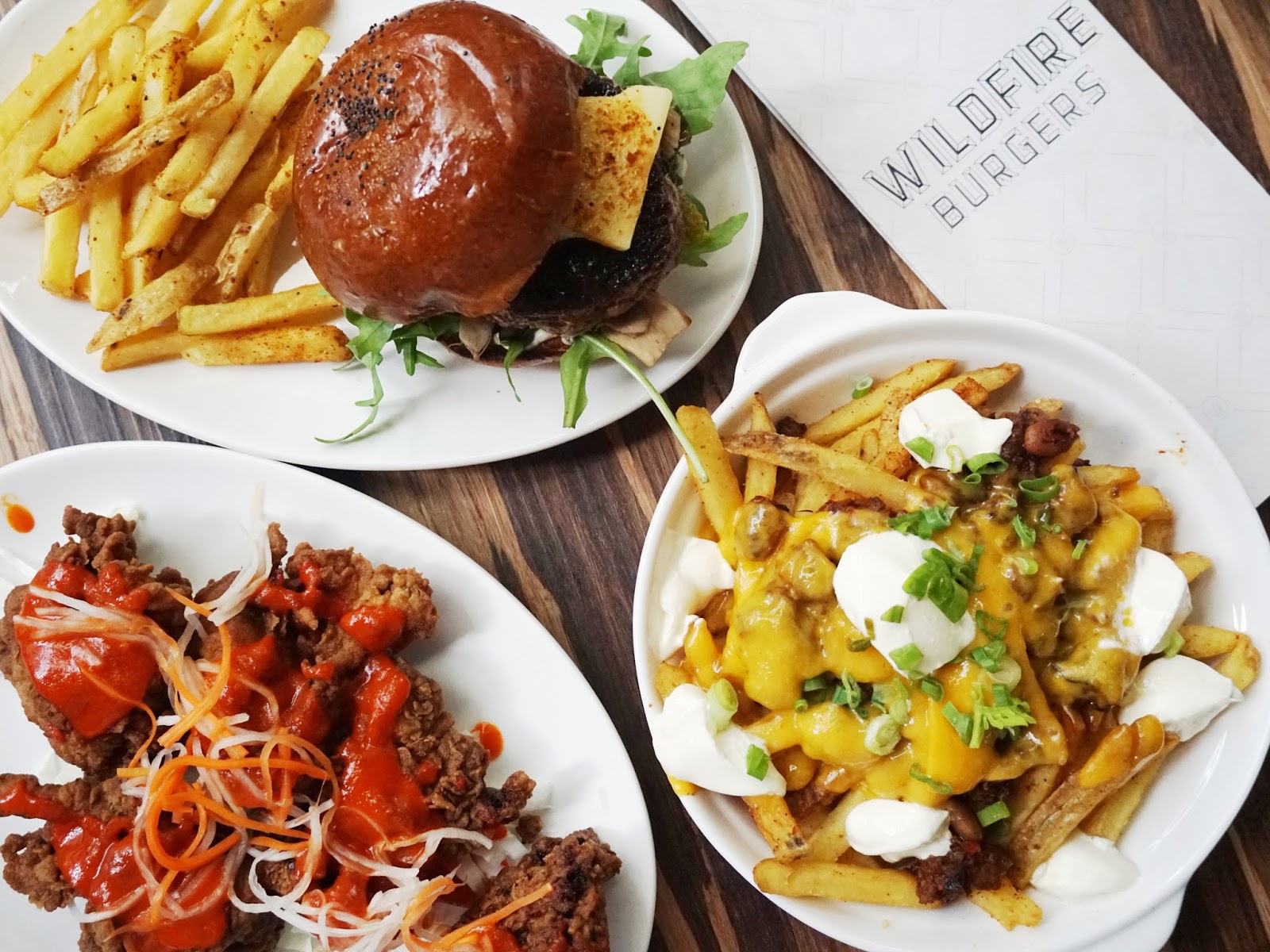 PinkyPiggu: Wildfire Burgers! Now At 313@Somerset!