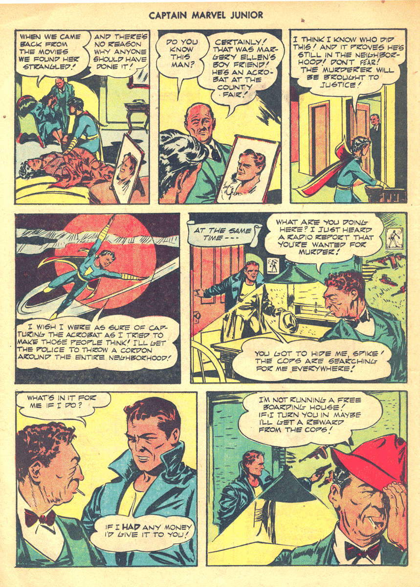 The Blue Boy: Captain Marvel Jr #41 (Acrobat, chapter 2)
