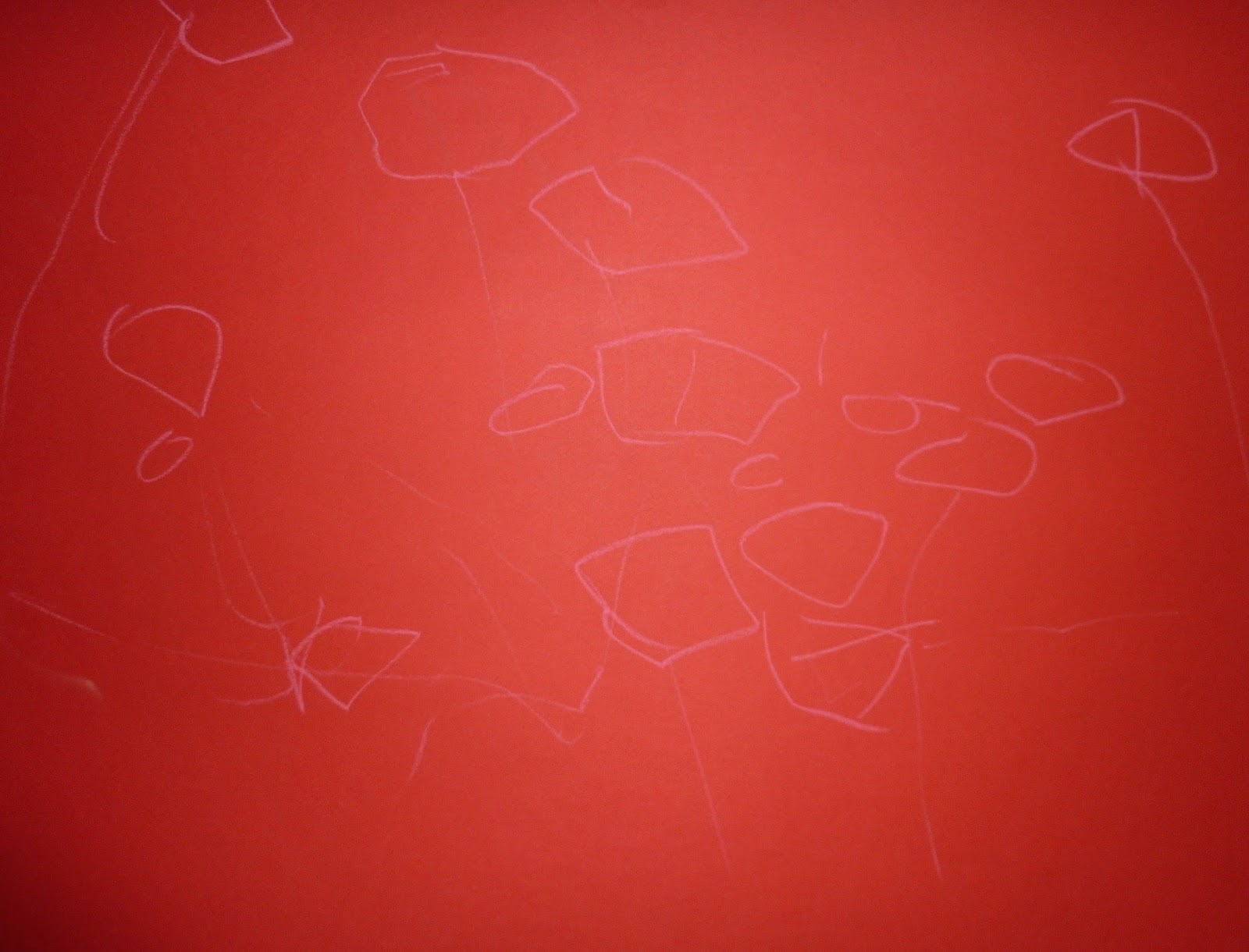 Painting My World: What Happens When you Find a Big Piece of RED Paper