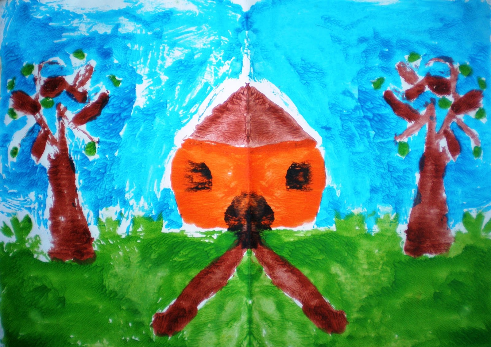 Primăvara-simetrie - Materiale didactice de 10(zece)