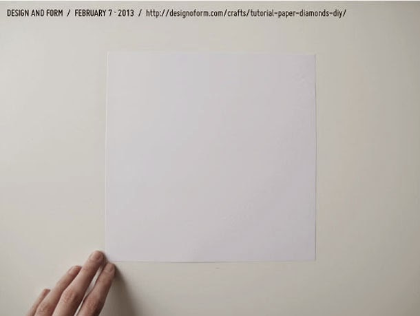 it's a heart heart season: Paper Diamond tutorial photos from DESIGN ...