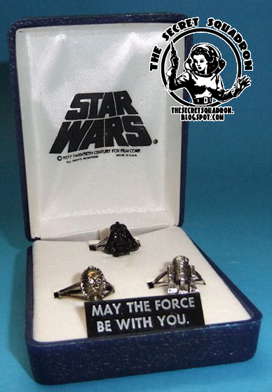 The Secret Squadron: Star Wars Official Ring Set (USA, Factors, 1977)