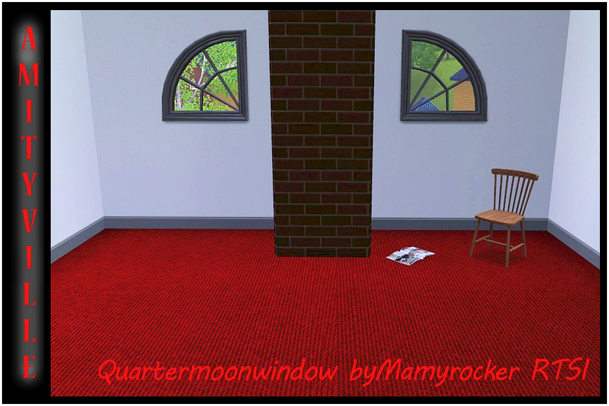 Rock The Sims Italy \m/: AMITYVILLE PROJECT - QUARTERMOON WINDOW