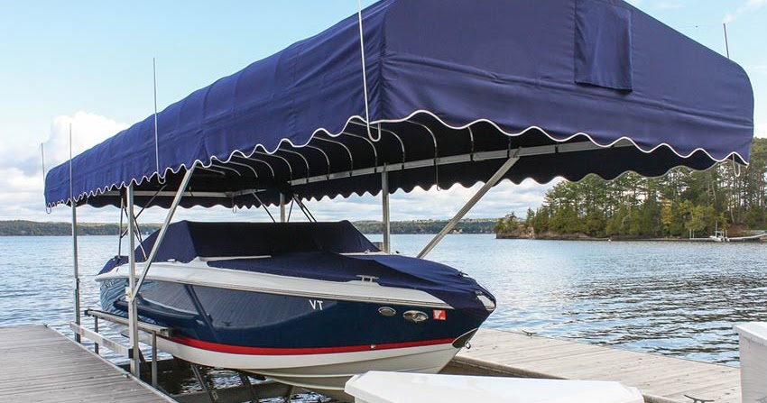 Homemade boat canopy ~ Melisa