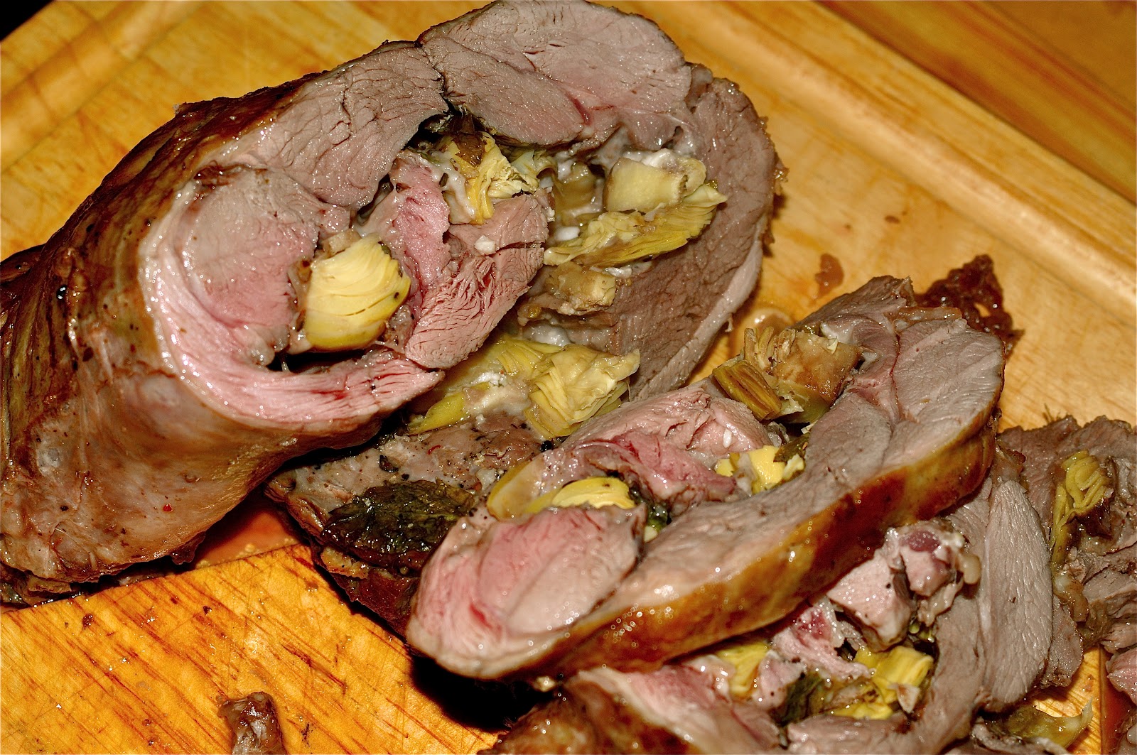 Mister Meatball: A stuffed lamb leg for Shy