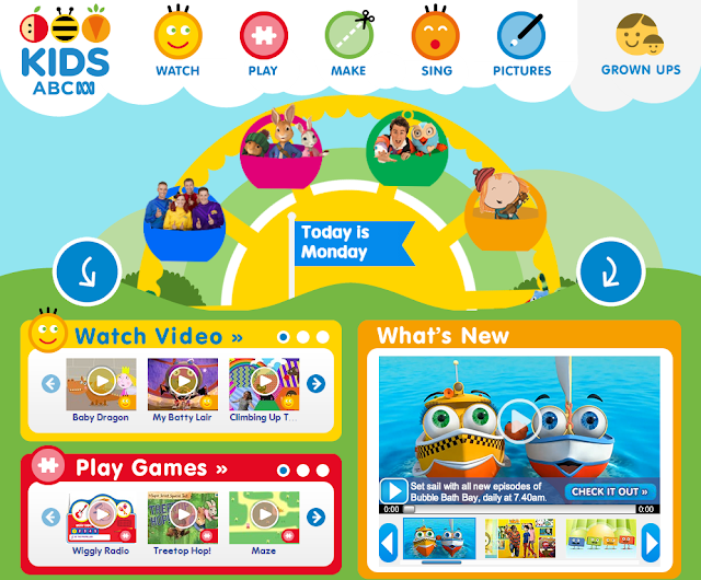 Sonrisas de mil colores: PEQUES, A DIVERTIRSE CON LA WEB DE ABC KIDS