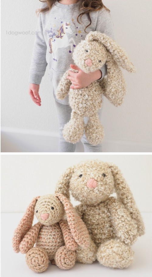 Beautiful Skills - Crochet Knitting Quilting : Classic Stuffed Bunny ...